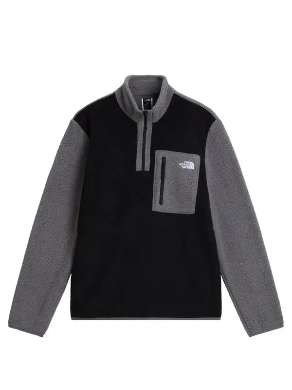 The North Face 1/4 Zip Mini Fleece Jacket With Zipped Chest Pocket - Nero