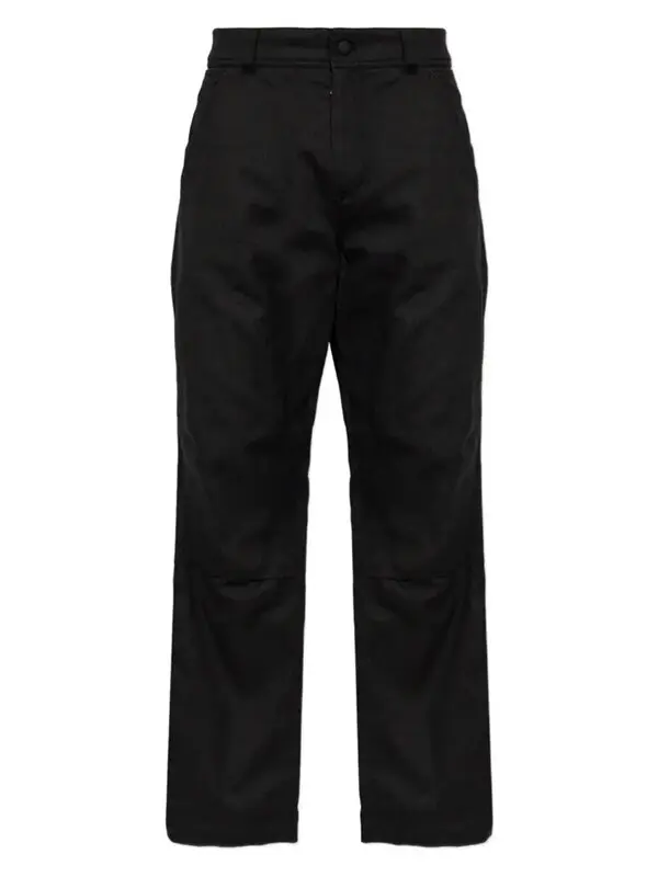 Moncler Padded Cotton Trousers With Zip And Button Closure