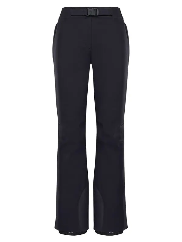 Moncler Technical Ski Pants With Thermal Back Lining, Water-repellent Zip Pockets & Powder Cuffs - Blu