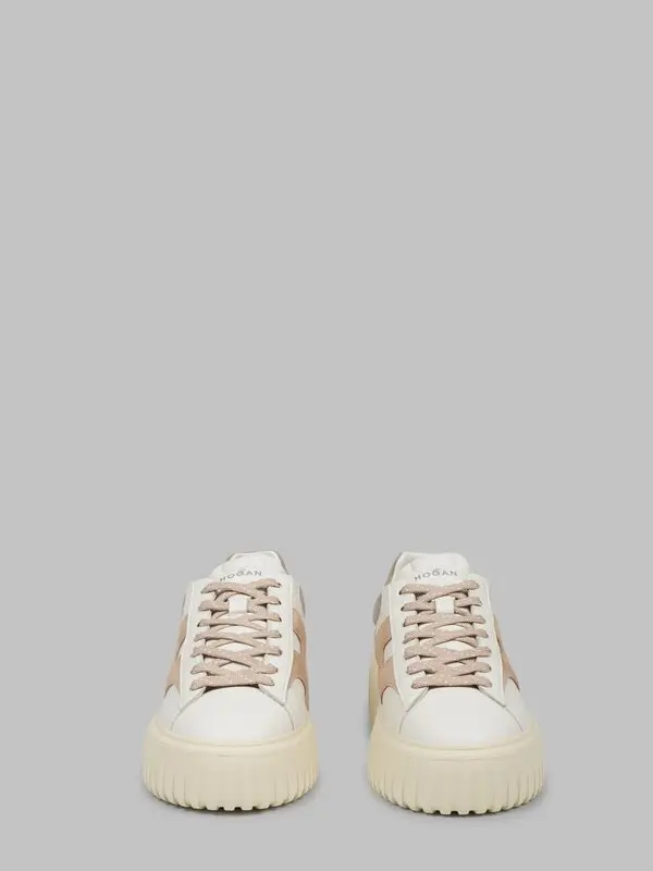 Hogan Mutton & Calfskin Sneakers For