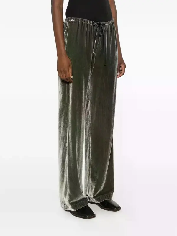 FORTE_FORTE Velvet Drawstring Trousers