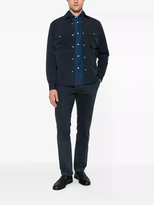 KOIKE BARCELONA Flower-patch Denim Shirt