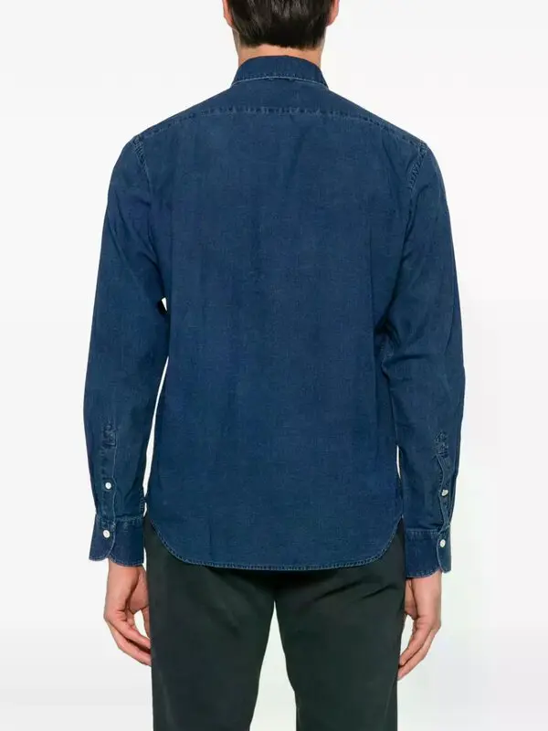 KOIKE BARCELONA Flower-patch Denim Shirt