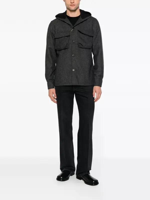 KOIKE BARCELONA Herringbone Hooded Jacket