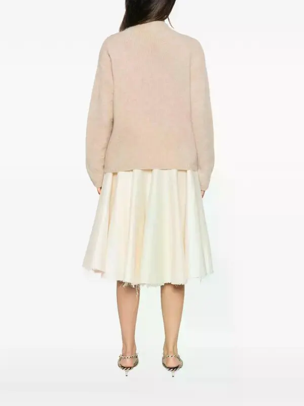 FORTE_FORTE Bead-embellished Knitted Sweater