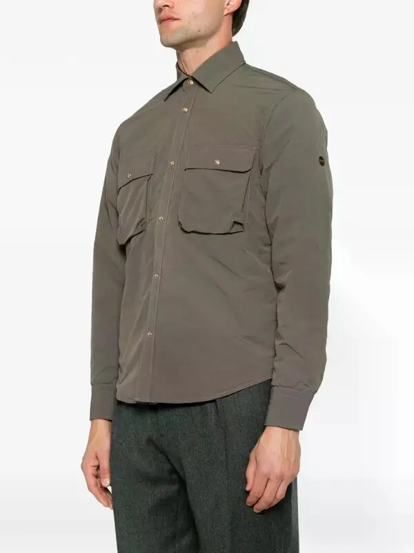 KOIKE BARCELONA Padded Chest-pocket Shirt Jacket