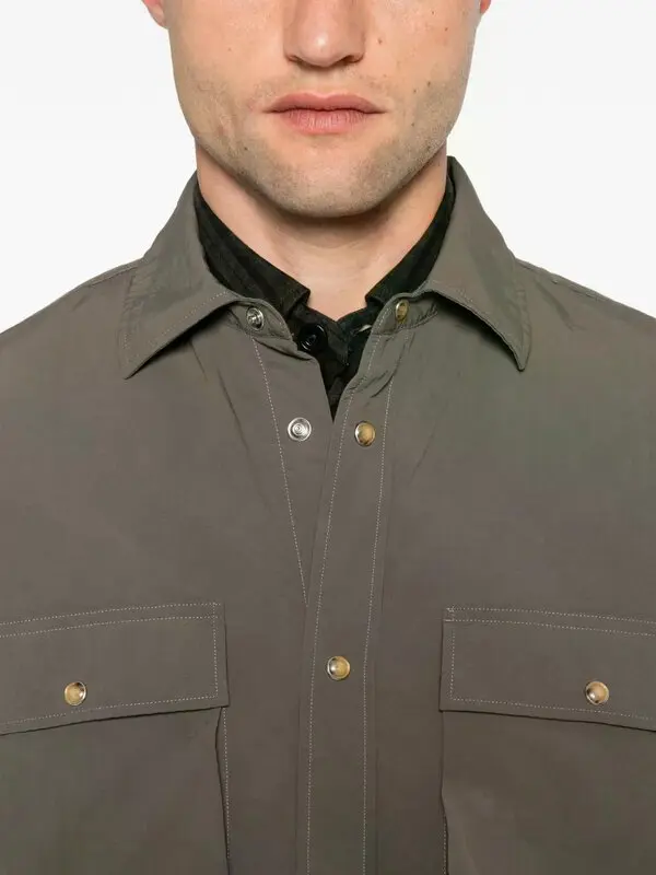 KOIKE BARCELONA Padded Chest-pocket Shirt Jacket