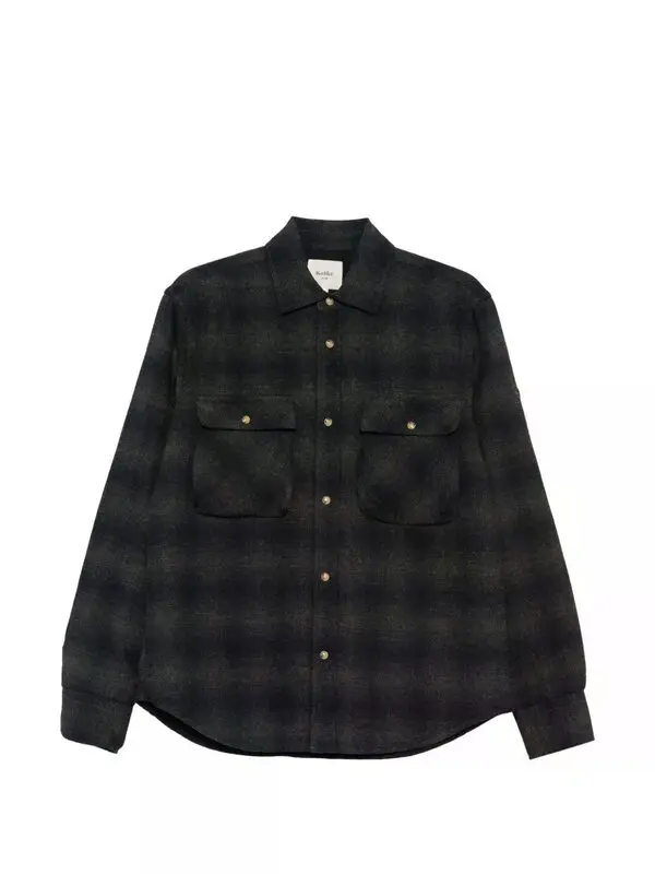 KOIKE BARCELONA Check-pattern Flap-pocket Shirt Jacket