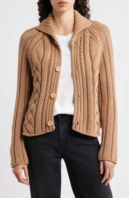Frank & Eileen Cotswolds Mini Cable Knit Cardigan