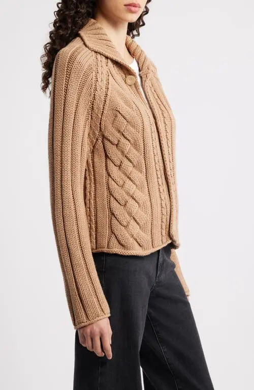 Frank & Eileen Cotswolds Mini Cable Knit Cardigan