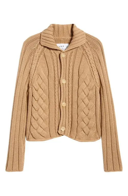 Frank & Eileen Cotswolds Mini Cable Knit Cardigan