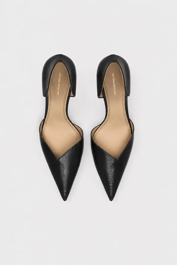 Victoria Beckham Angle D'orsay Pump 55 Printed Leather