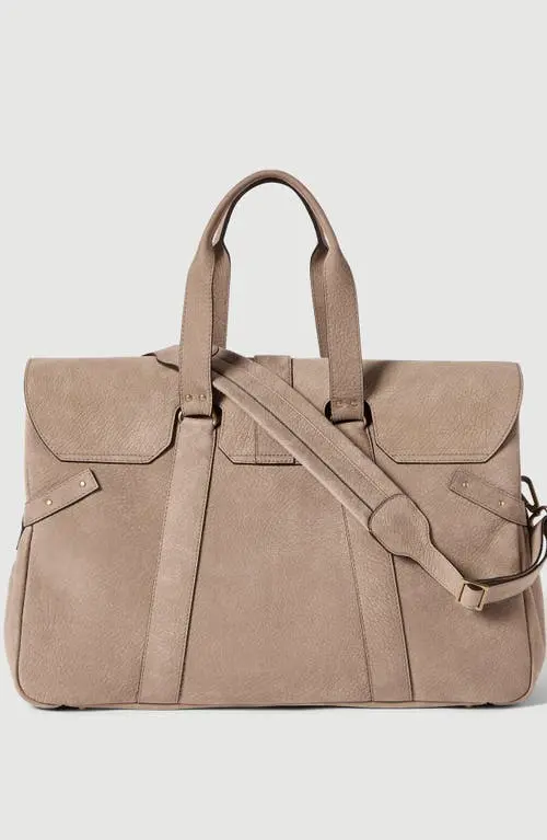 Brunello Cucinelli Textured Nubuck Bag