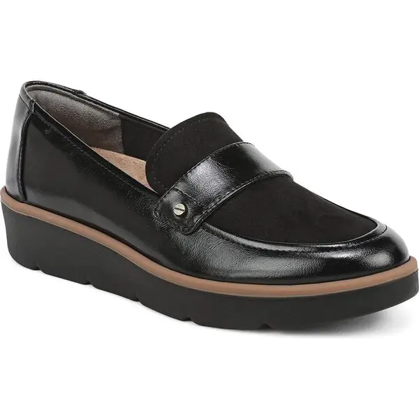 Dr. Scholl'S Webstercloud Faux Leather Loafer - Black