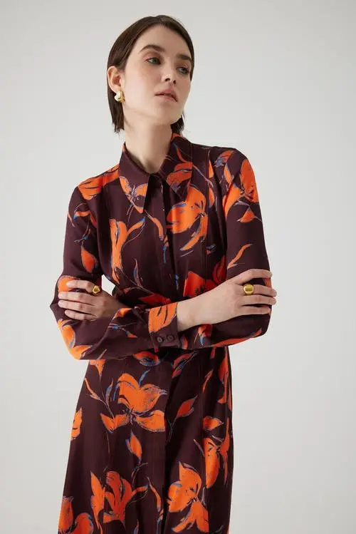 EXQUISE Amaris Maxi Shirt Dress