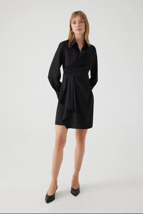 EXQUISE Ariadne Mini Wrap Dress