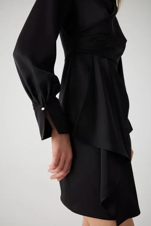 EXQUISE Ariadne Mini Wrap Dress
