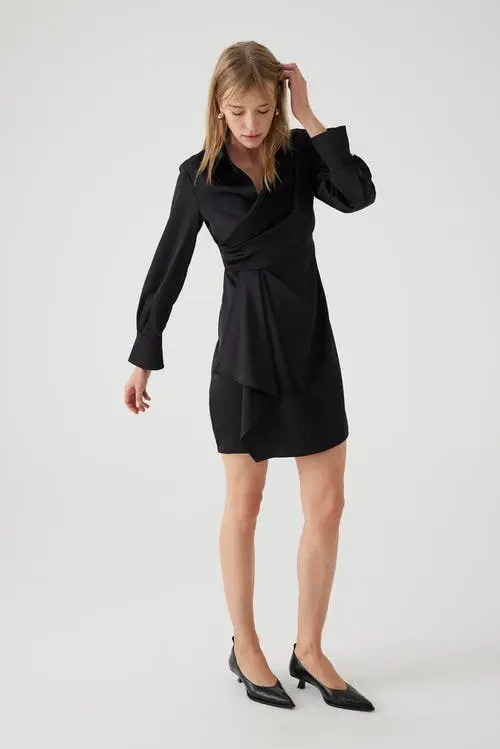 EXQUISE Ariadne Mini Wrap Dress