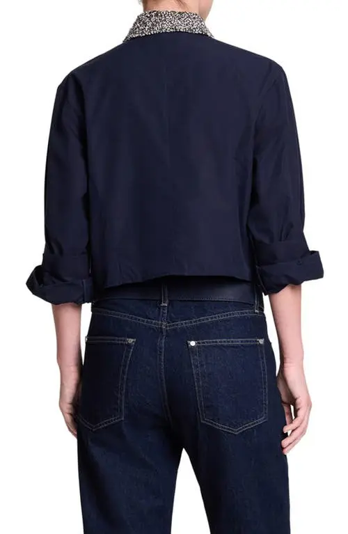 TWP New Chapter Crystal Collar Cotton Shirt