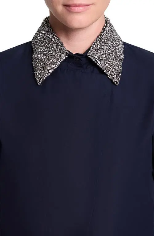 TWP New Chapter Crystal Collar Cotton Shirt