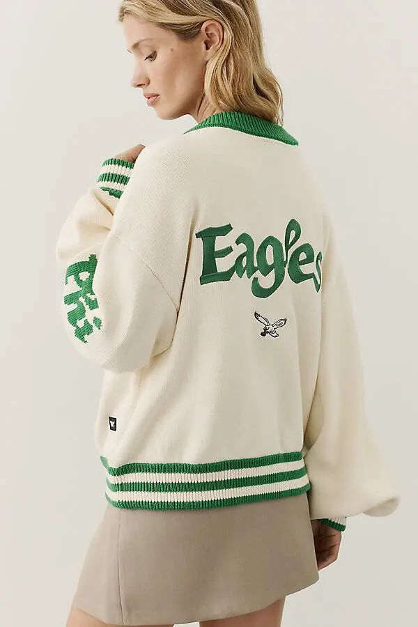 THE WILD COLLECTIVE Nfl Cardigan - Eagles