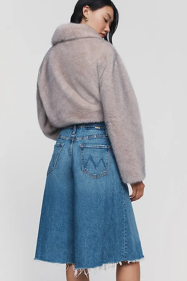 MOTHER The Whole Lot Denim Shorts