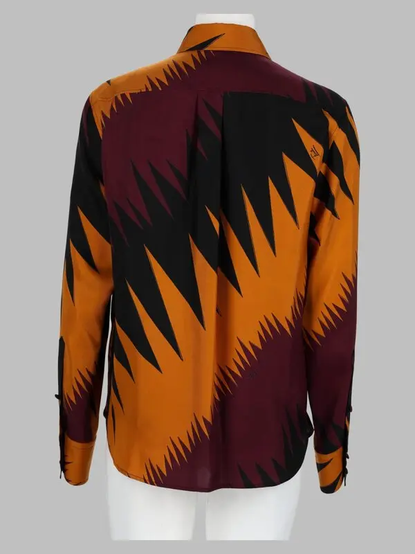 Emilio Pucci Camicia In Seta Con Stampa Drago