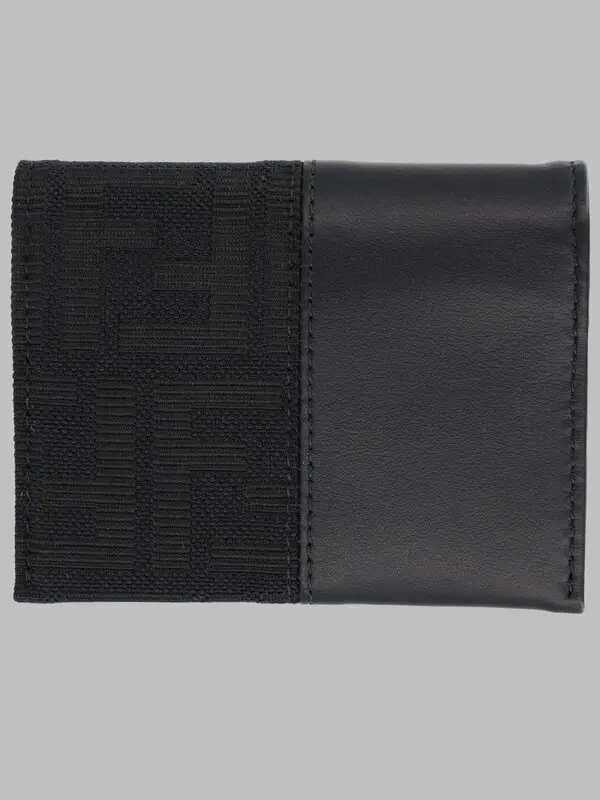 Fendi Portacarte Ff Con Fascia In Jacquard