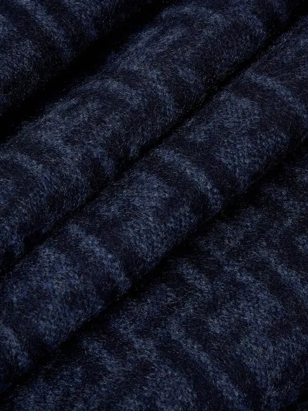 Fendi Ff Zucca Wool And Cashmere Scarf