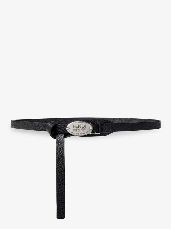 Fendi Selleria Cuoio Romano Leather Belt