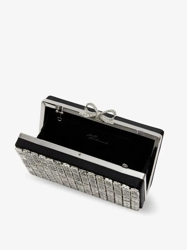 SELF-PORTRAIT Clutch Bag With Crystals