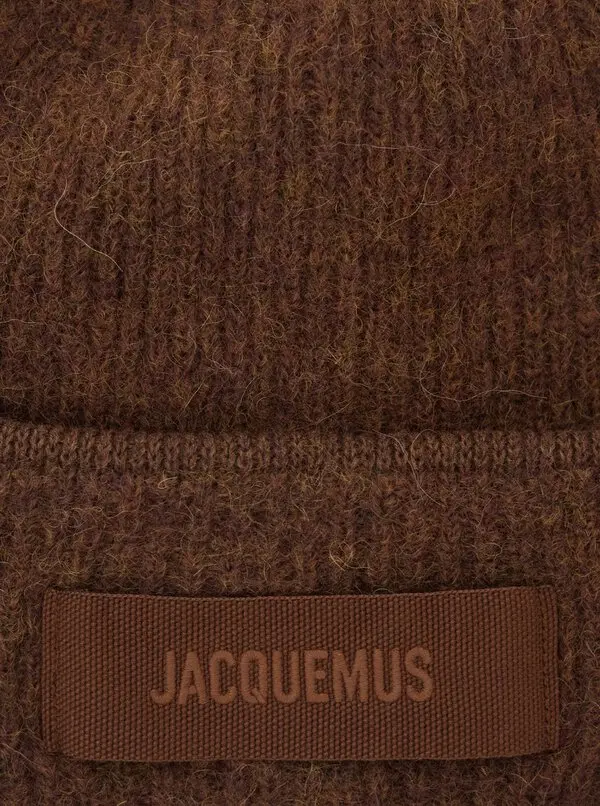 Jacquemus Le Bonnet Gros Grain Is A Hat Characterized A Gros Grain Band And An Elegant Design. Color - Brown