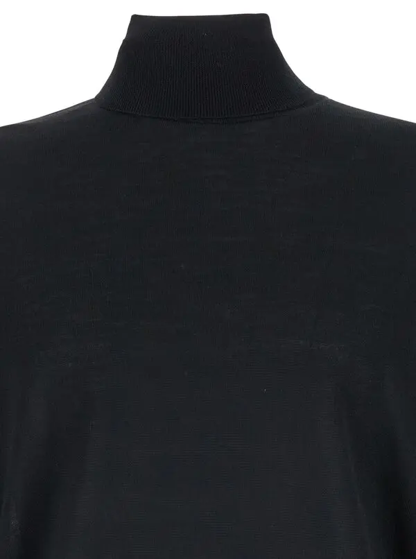 LEPLAIN Long Sleeve Turtleneck In Wool For