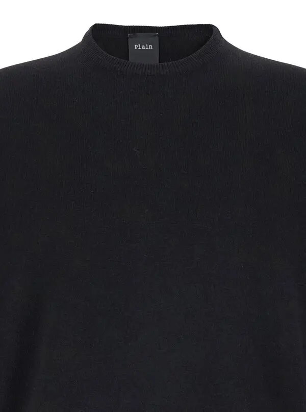 LEPLAIN Crew Neck Sweater With Long Sleeves In Merino Wool And Silk For