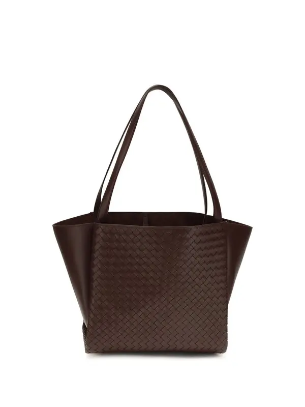 Bottega Veneta Corso Intrecciato Tote Bag - Brown