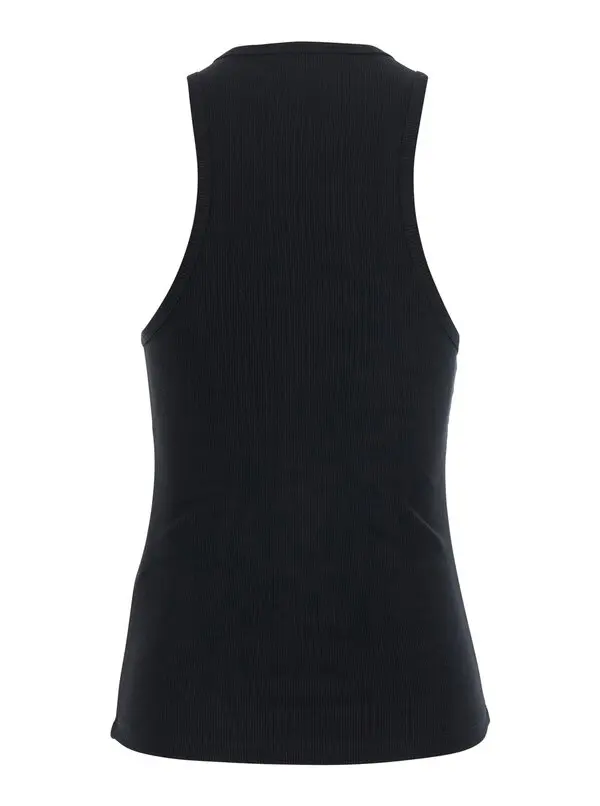LEPLAIN Ribbed Top Embroidery With Cotton And Spandex Embroidery For