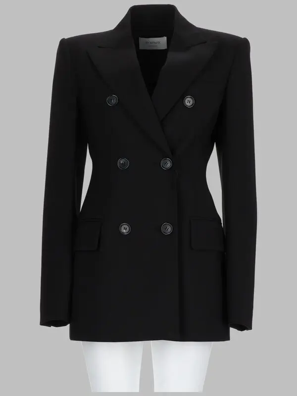 Sportmax Blazer Doppiopetto Sartoriale Adamo - Black