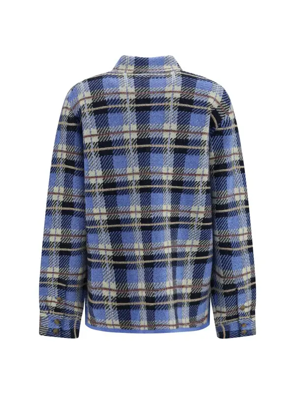 Guest In Residence Checked Cashmere Shirt