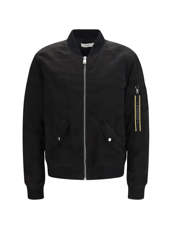 Fendi Nylon Bomber - Black