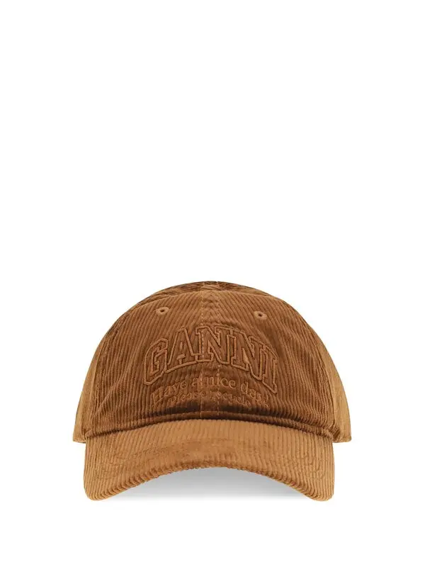 GANNI Corduroy Cap