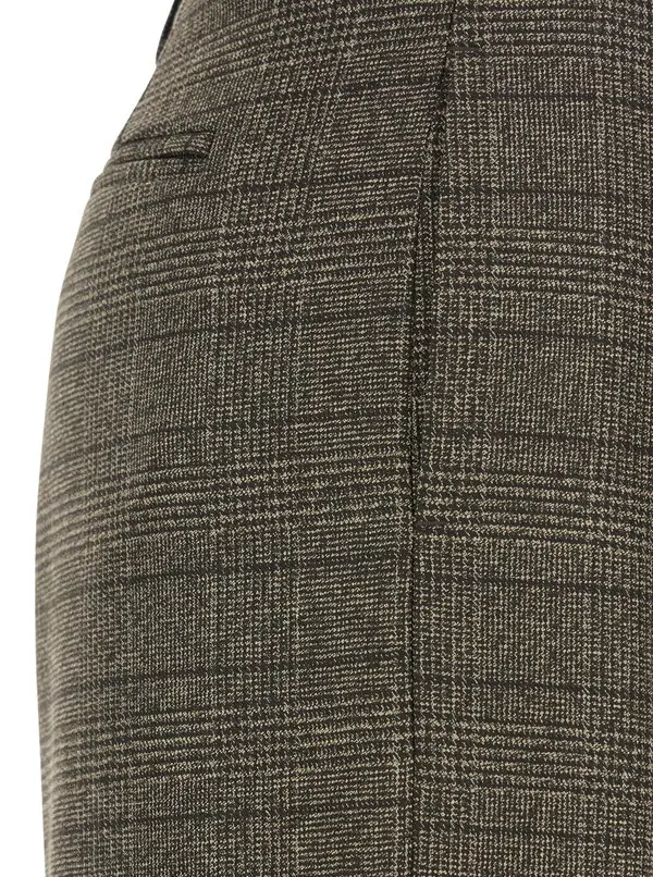 LEPLAIN Trousers With Striped Motif In Wool