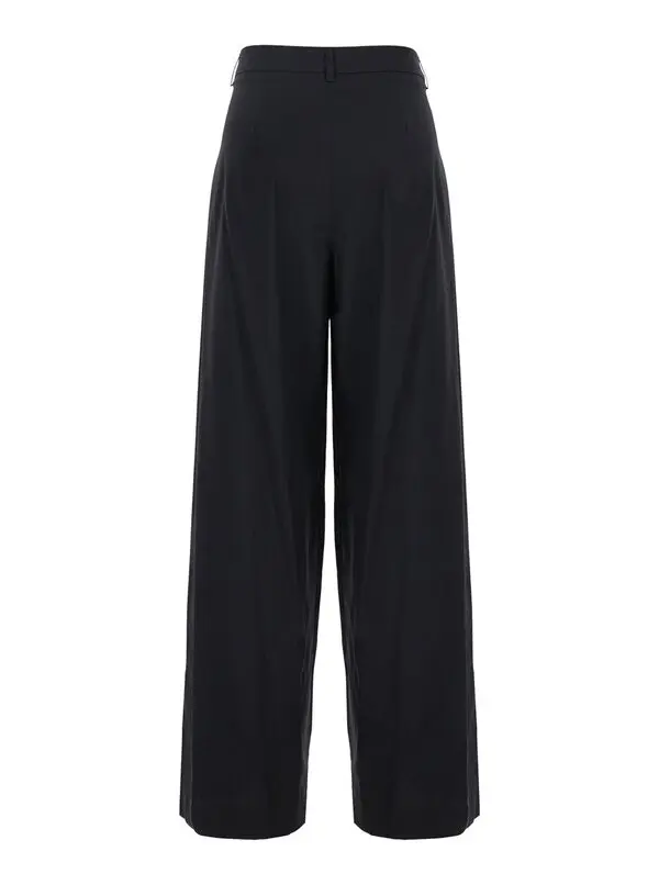 LEPLAIN Stretch Cotton Blend Trousers For