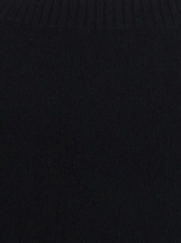LEPLAIN Cropped Crewneck Sweater With Ribbed Trims In Cashmere