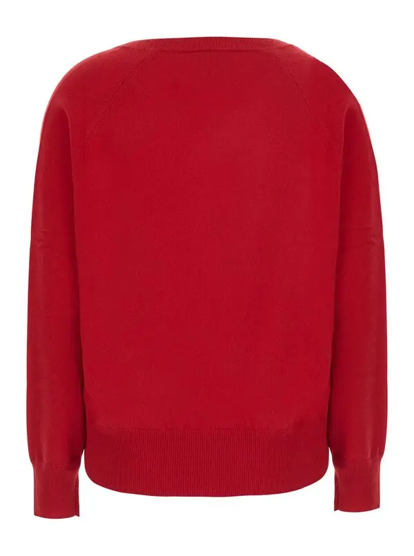 LEPLAIN Sweater With V Neck In Cashmere For
