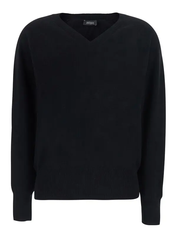 LEPLAIN Sweater With V Neck In Cashmere For