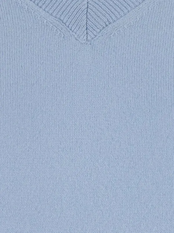 LEPLAIN Light Sweater With V Neck In Cashmere For