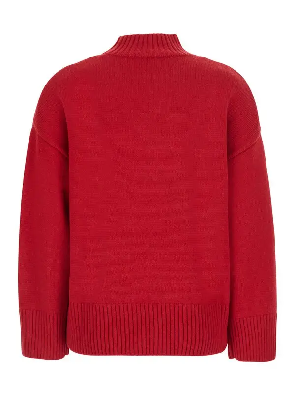 LEPLAIN Turtleneck Sweater With Dropped Shoulders In Cashmere For
