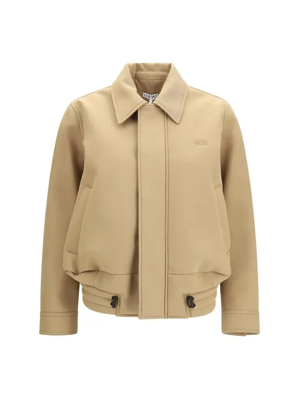 Loewe Cotton Utility Jacket - Cream