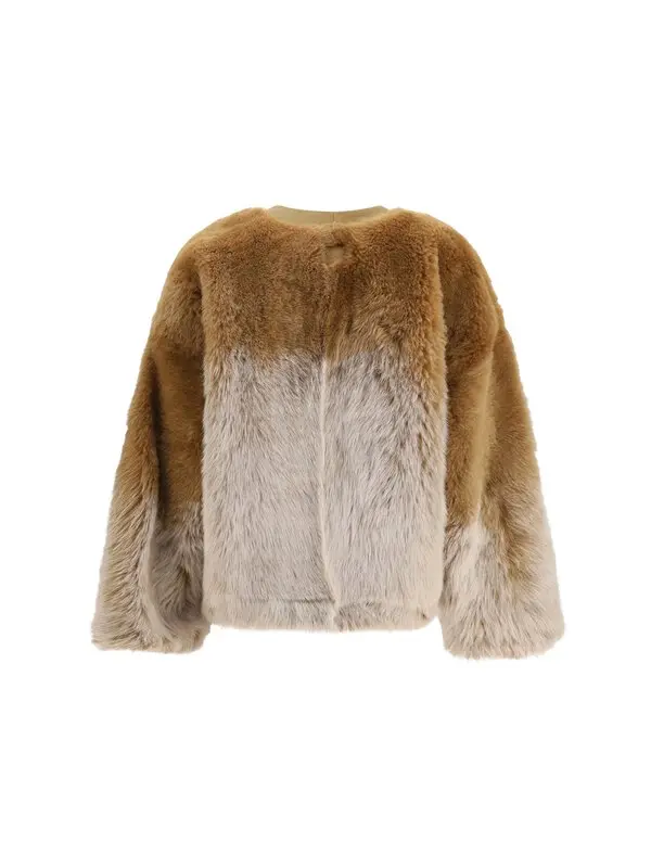 Loewe Shearling Jacket - Cream
