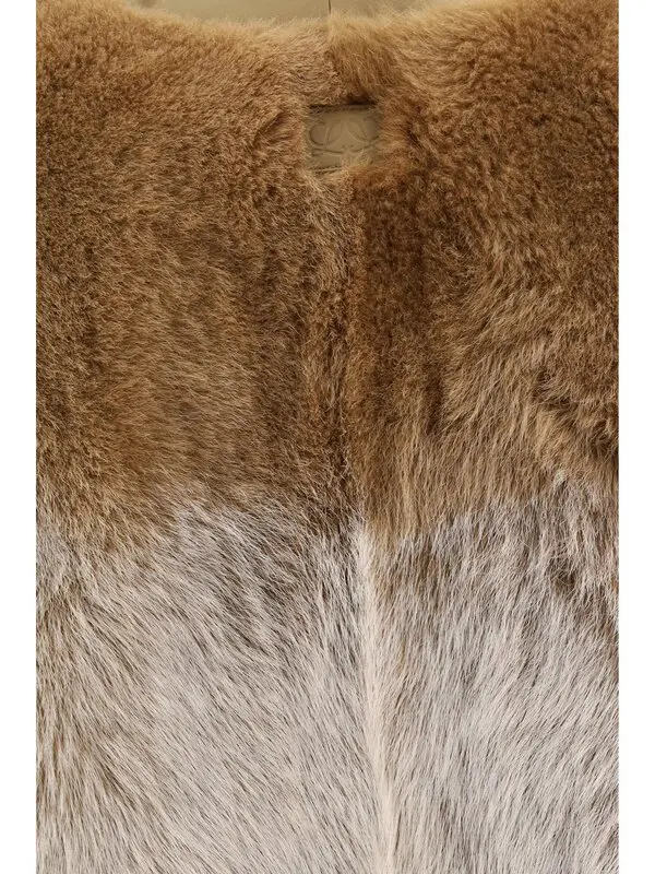 Loewe Shearling Jacket - Cream